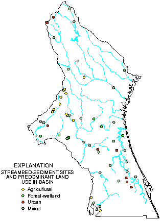 USGS CIRC 1151 subpage: Organic Compounds in Streambed Sediments