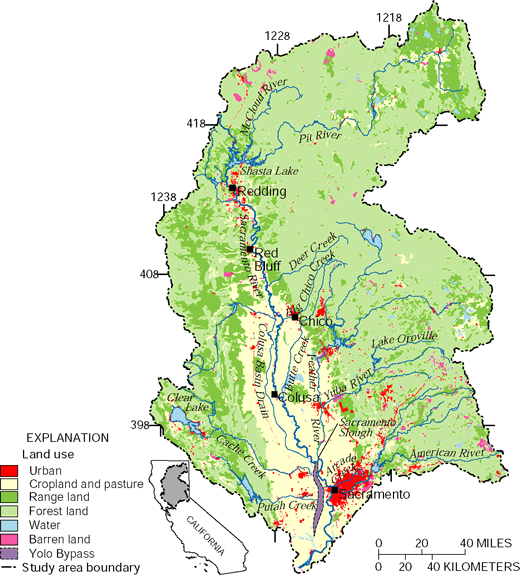 USGS - NAWQA - Water Quality in the Sacramento River Basin - Summary