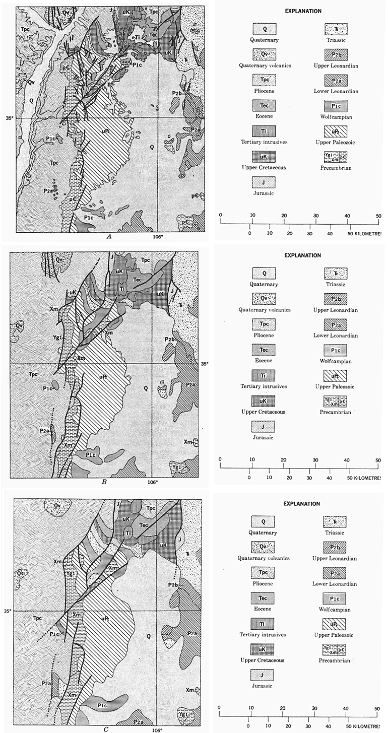 FIGURE 8 - Explanatory Text for the Geologic Map of the U.S.