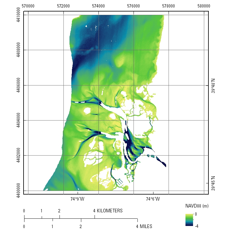 USGS Data Series 885: EAARL-B Submerged Topography—Barnegat Bay, New ...
