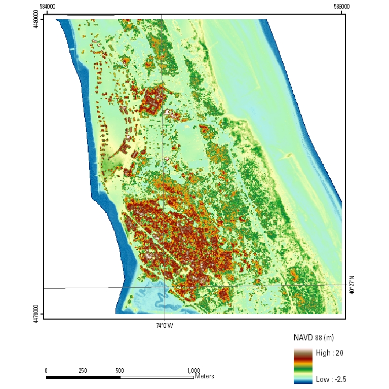 EAARL Coastal Topography–Sandy Hook 2007
