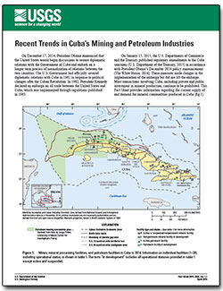 USGS Fact Sheet 2015–3032: Recent Trends in Cuba’s Mining and Petroleum ...