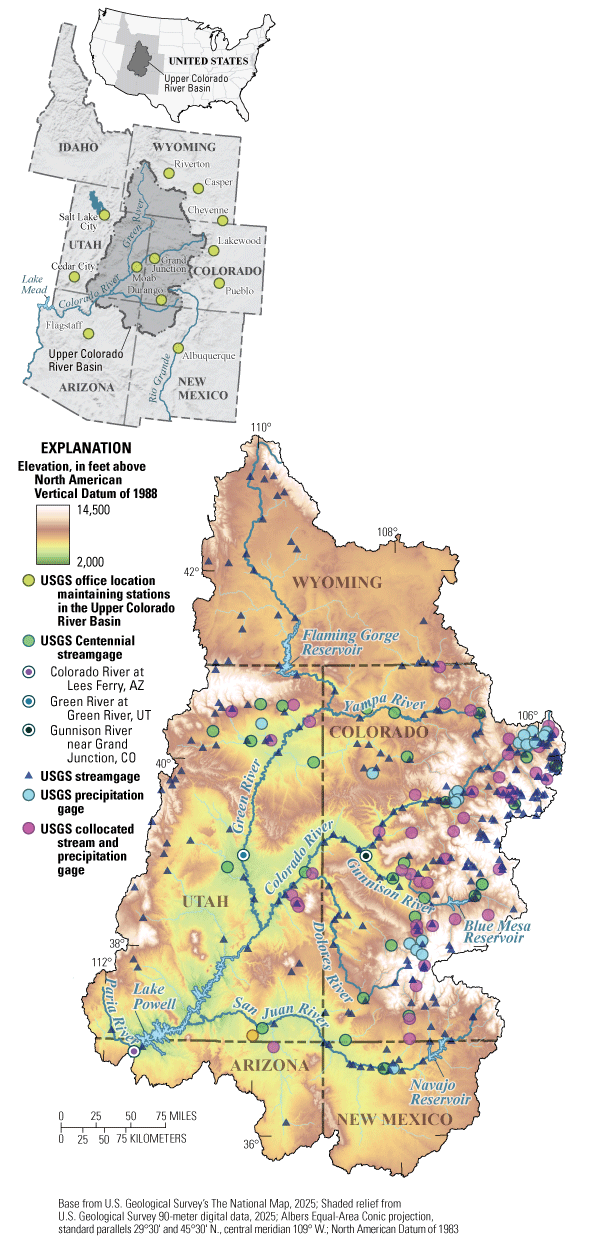 U.S. Geological Survey streamgage network in the Upper Colorado River ...